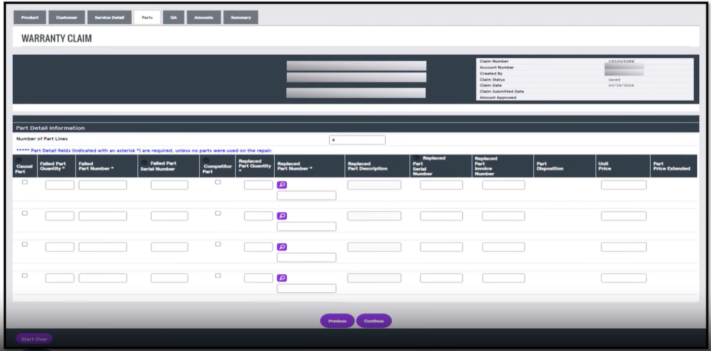 How do I submit a consumer voucher received from Carrier customer ...