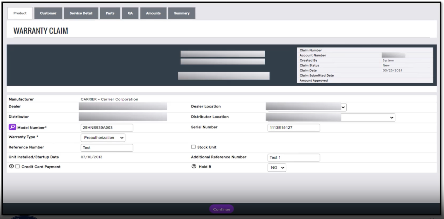 How do I submit a consumer voucher received from Carrier customer ...
