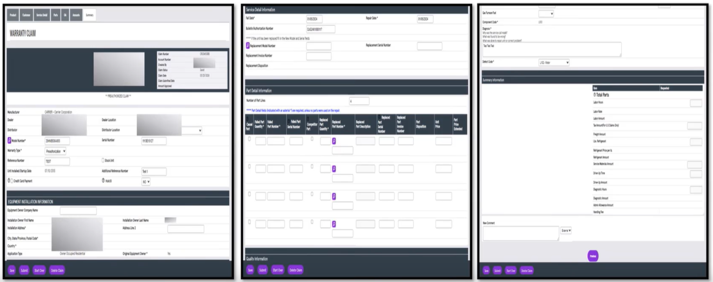 How do I submit a consumer voucher received from Carrier customer ...