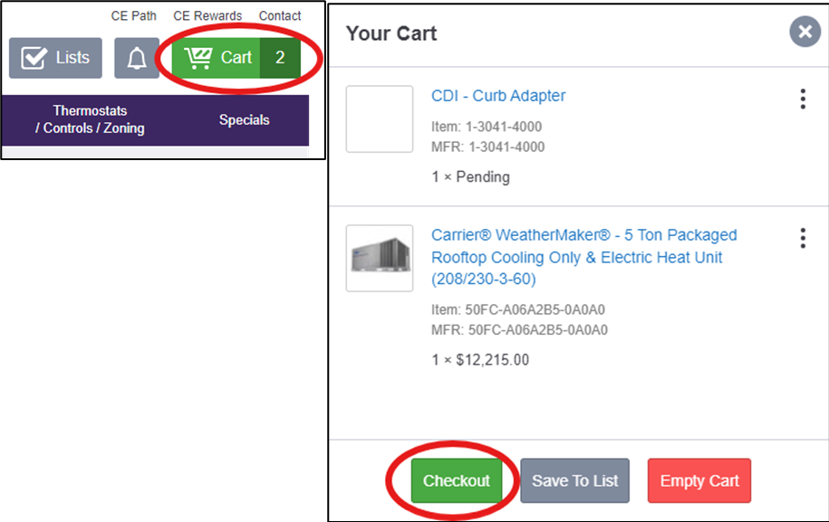 How do I use the Commercial Curb Adapter tool?