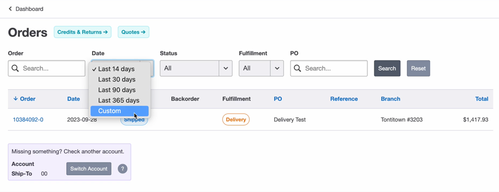 How do I find my order history and status?