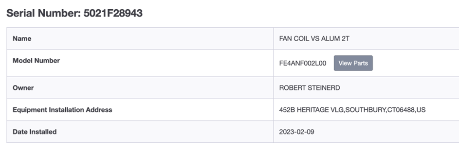 How do I find warranty info with a serial number?